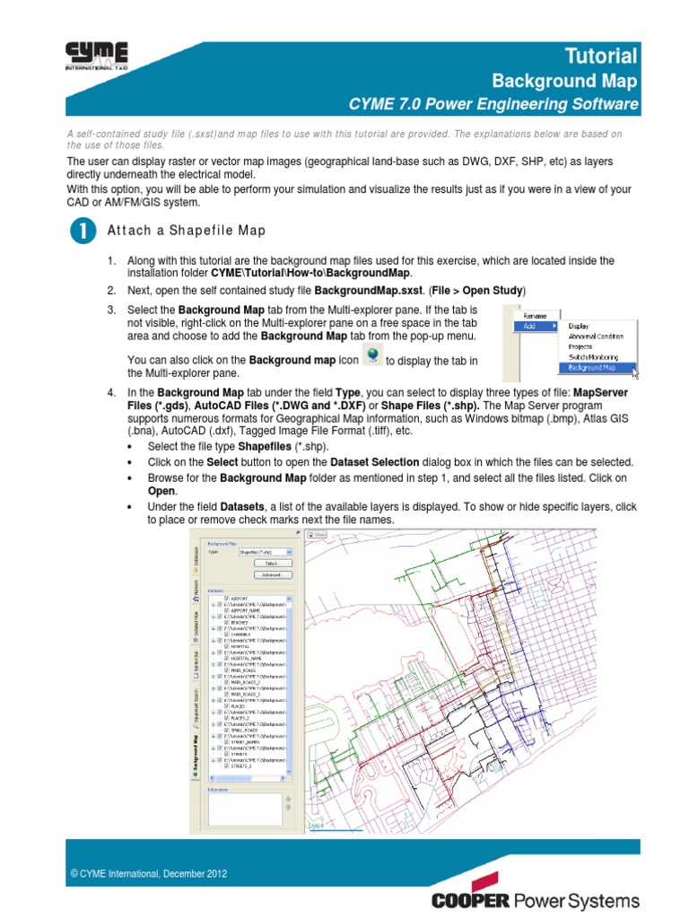 Tutorial: Background Map | PDF | Computer File | Geographic Information ...