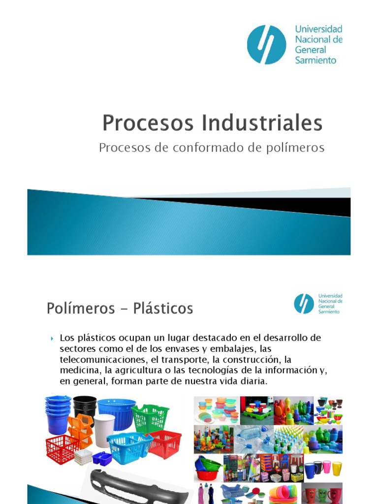 04 - Clase 4 - Procesos de Conformado de Plásticos | PDF | El plastico | Extrusión