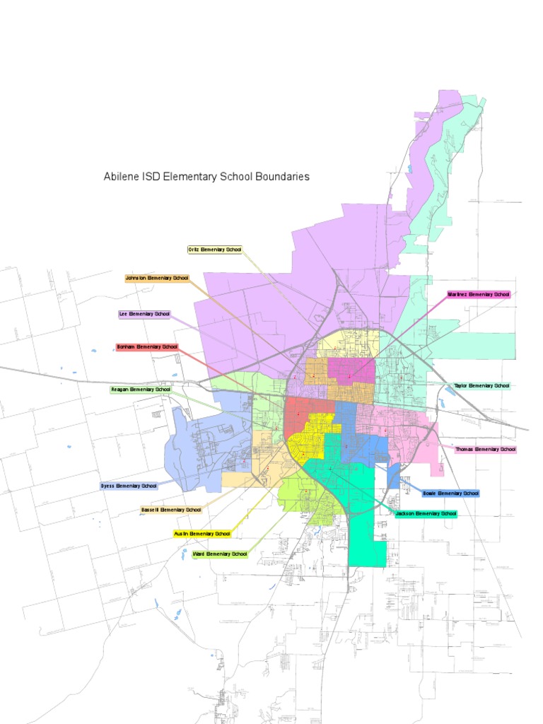 Current Abilene ISD Elementary School Attendance Zones | PDF