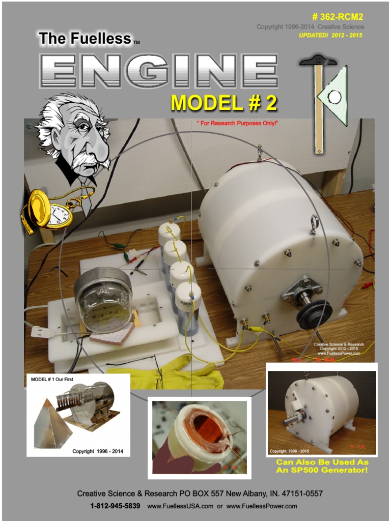 362-RCm2 FuellessEngineM2 Plans Part1 | PDF | Electric Motor | Electric ...
