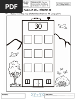 Actividades Matemáticas: Número 30 y 20 | PDF