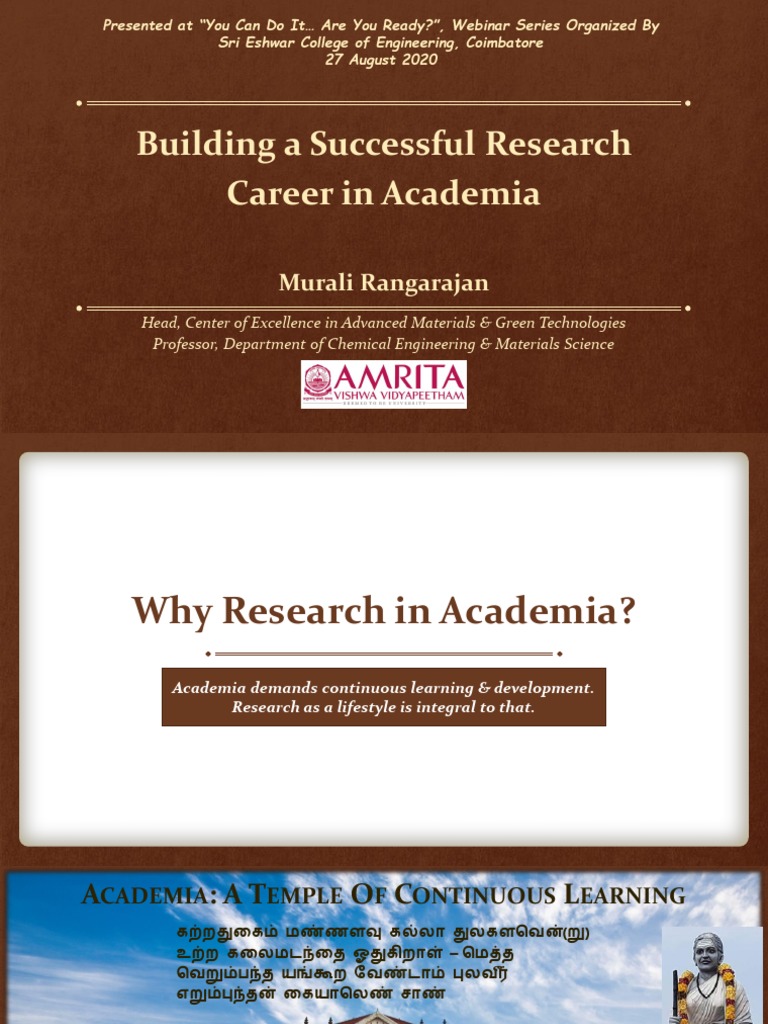 Research in Academia | PDF | Sustainability | Interdisciplinarity