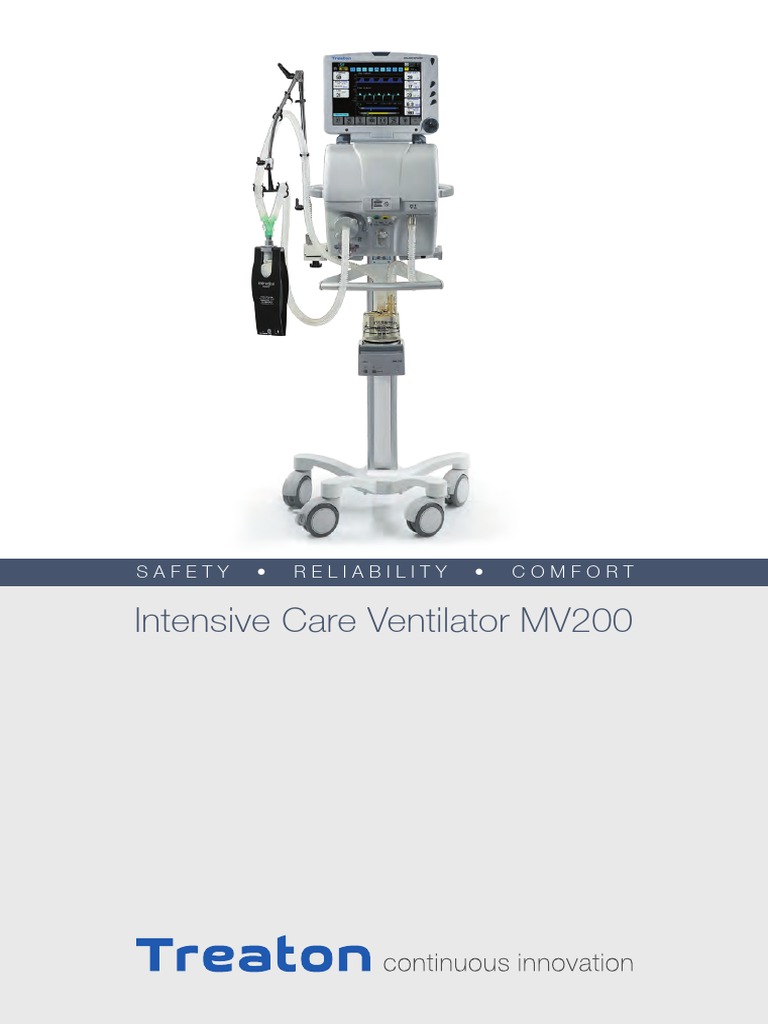 Intensive Care Ventilator MV200: Safety - Reliability - Comfort | PDF ...