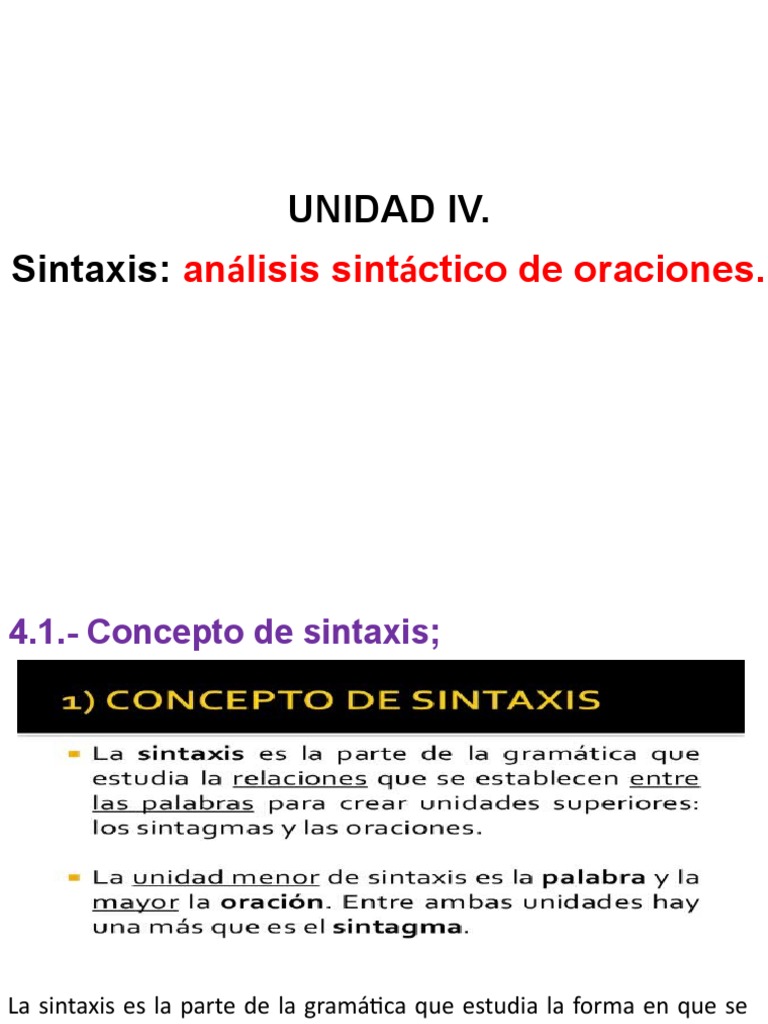 Presentacion de Morfosintaxis. | PDF | Asunto (gramática) | Oración ...