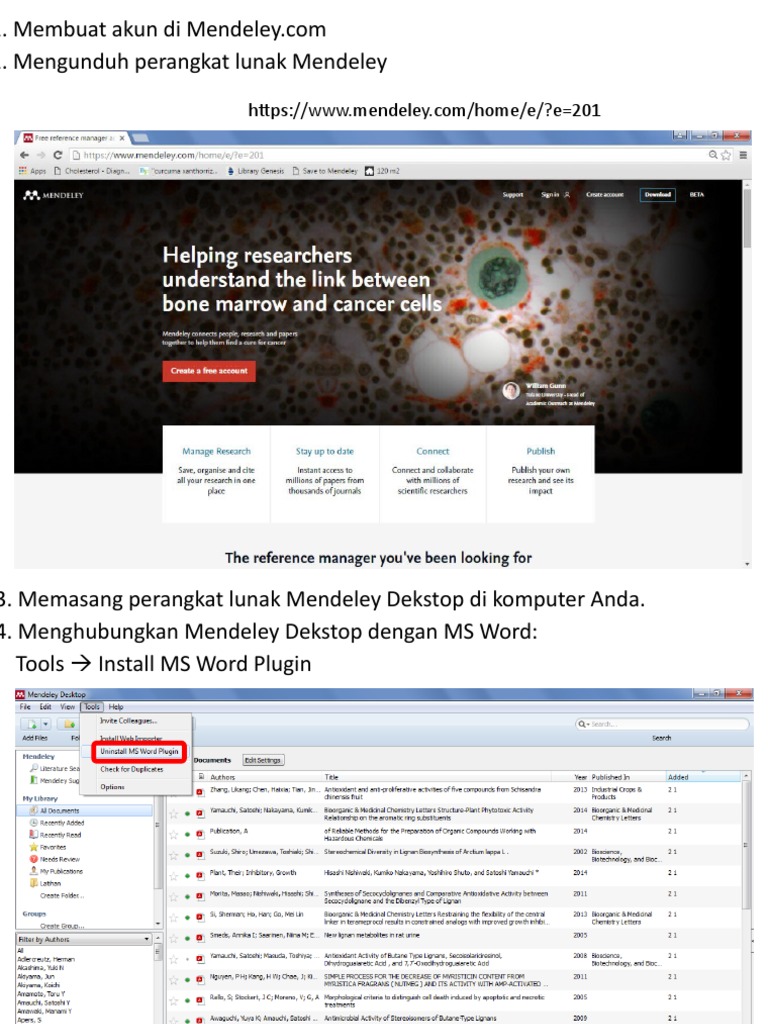 Mendeley Tutorial | PDF