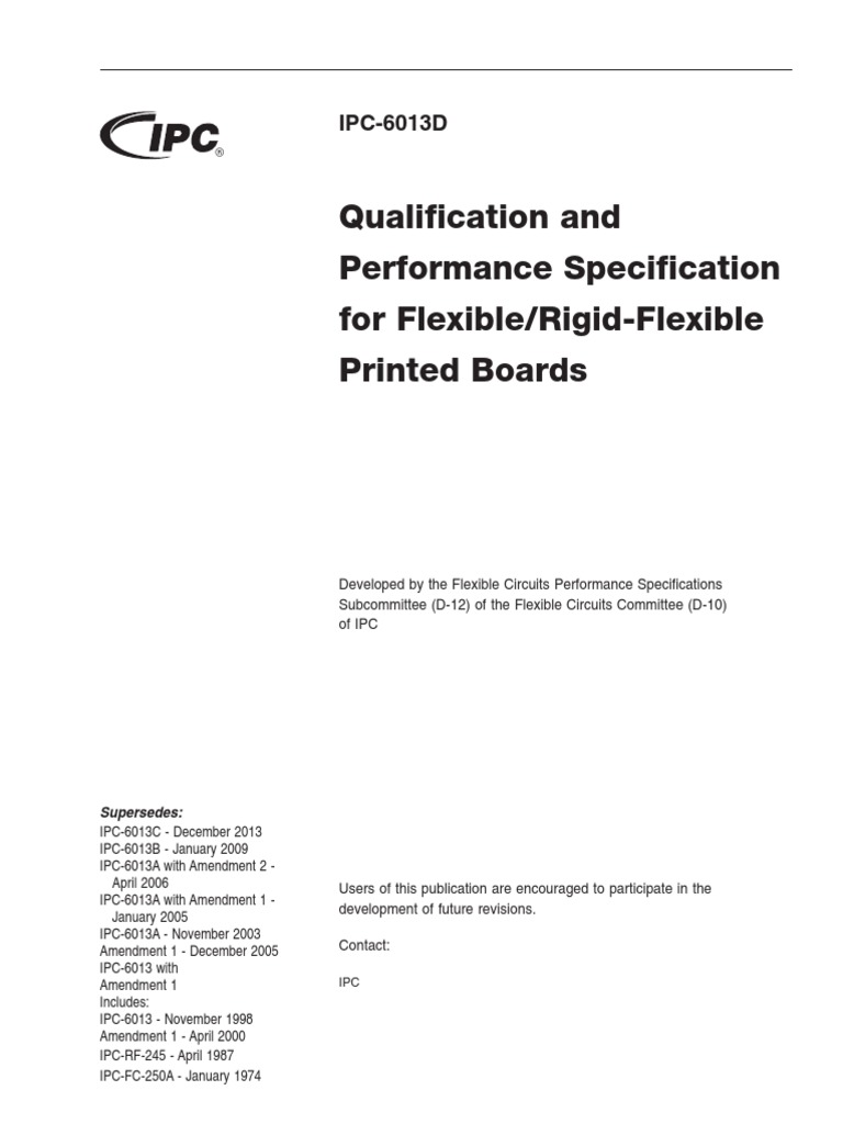 Ipc 6013D PDF | PDF | Electromagnetism | Electrical Engineering