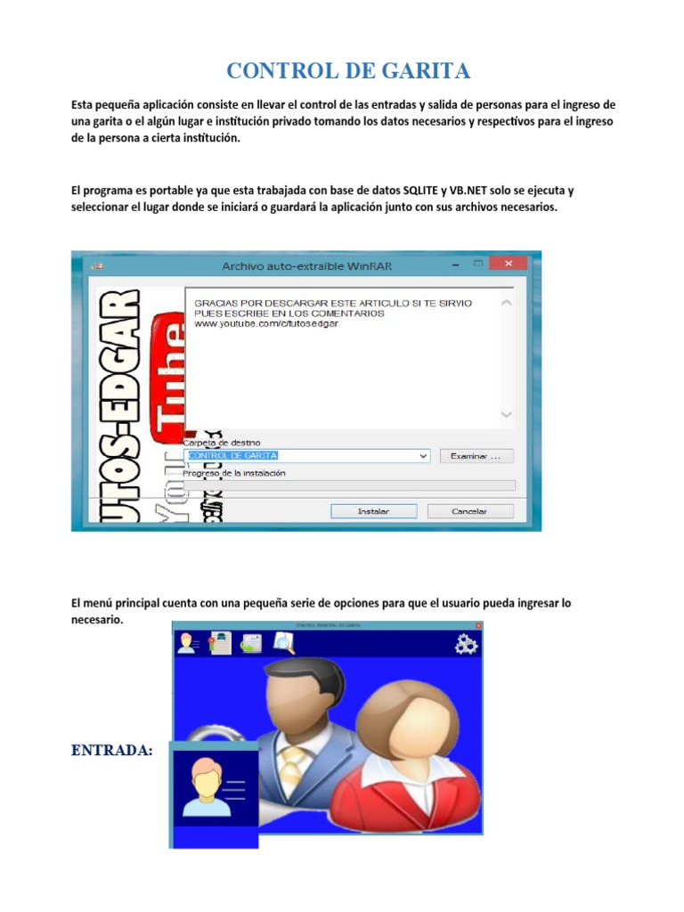 Control de Garita | PDF | Youtube | Tecnología digital