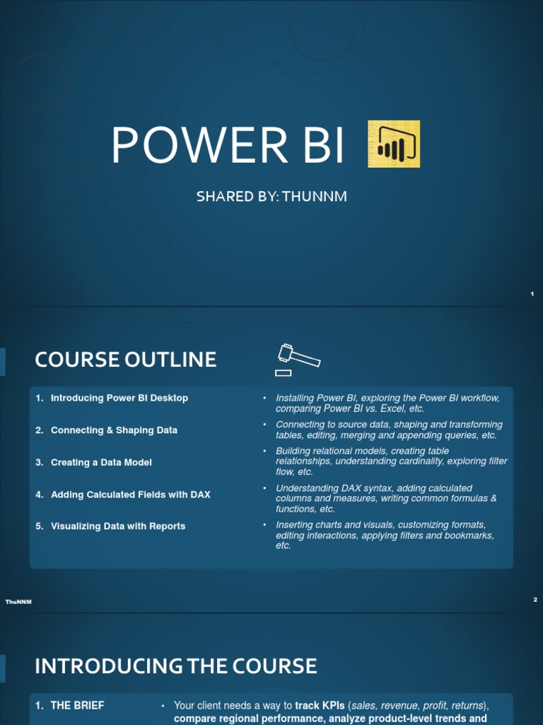 Power BI Business Intelligence Tutorial | PDF | Business Intelligence ...