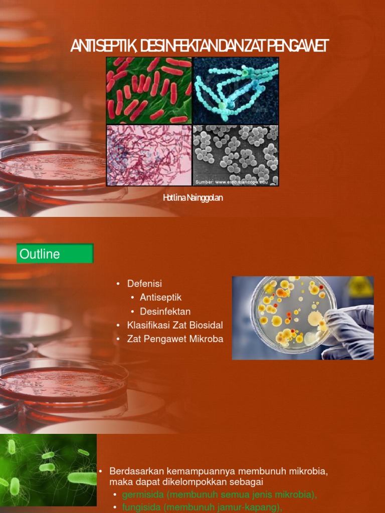 Antiseptik, Desinfektan Dan Zat Pengawet | PDF