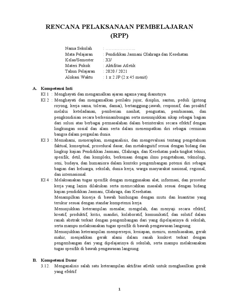 Teknik Lompat Tinggi Gaya Flop | PDF