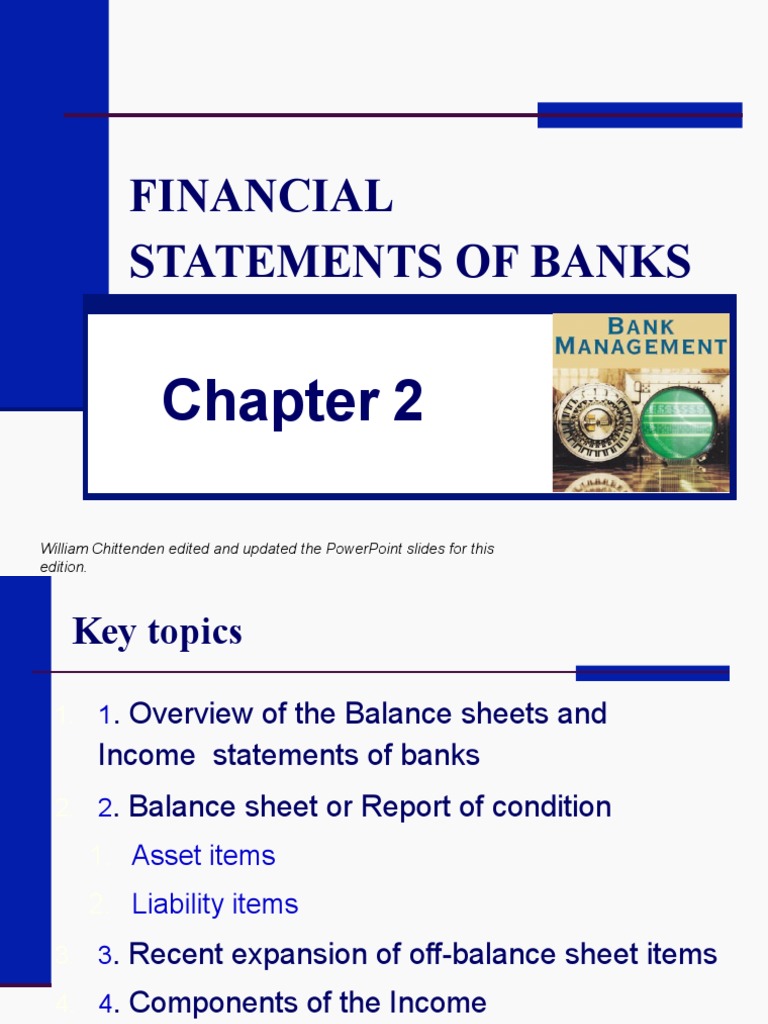 2 Financial Statements of Bank - For Student | PDF | Securities ...