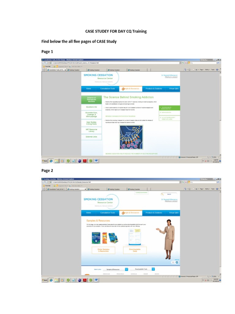 CASE STUDEY FOR DAY CQ Training | PDF | Computers