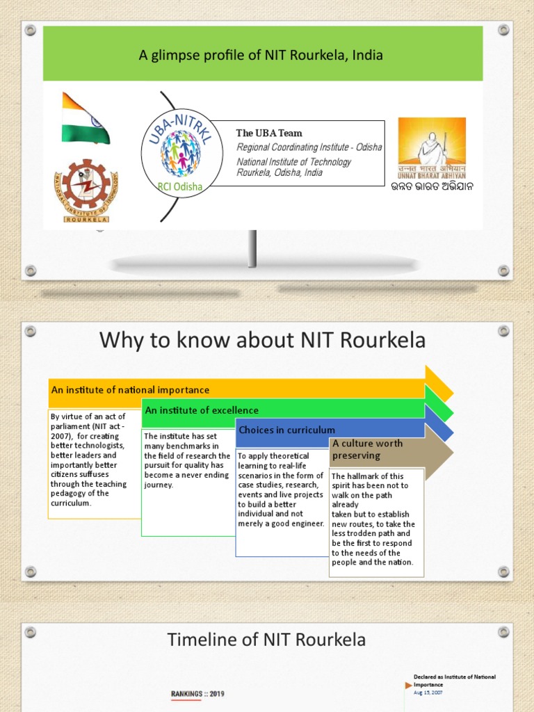 NITRKL Profile | PDF | Master's Degree | Engineering