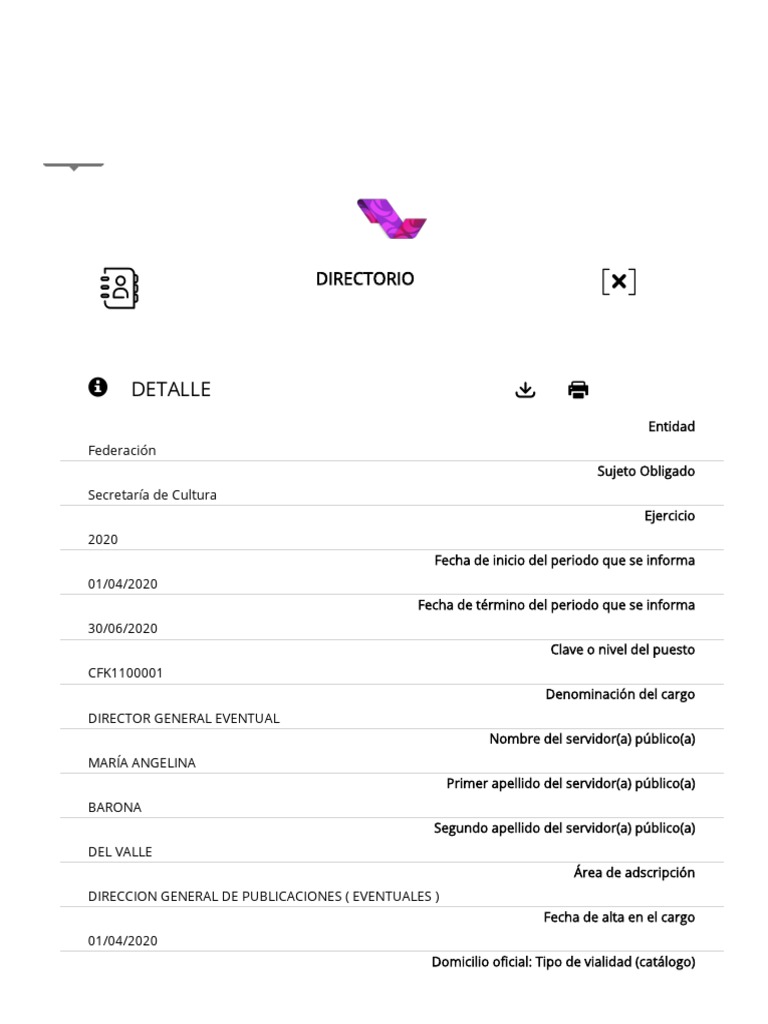 Detalle : Directorio | PDF | Informática y tecnología de la información ...