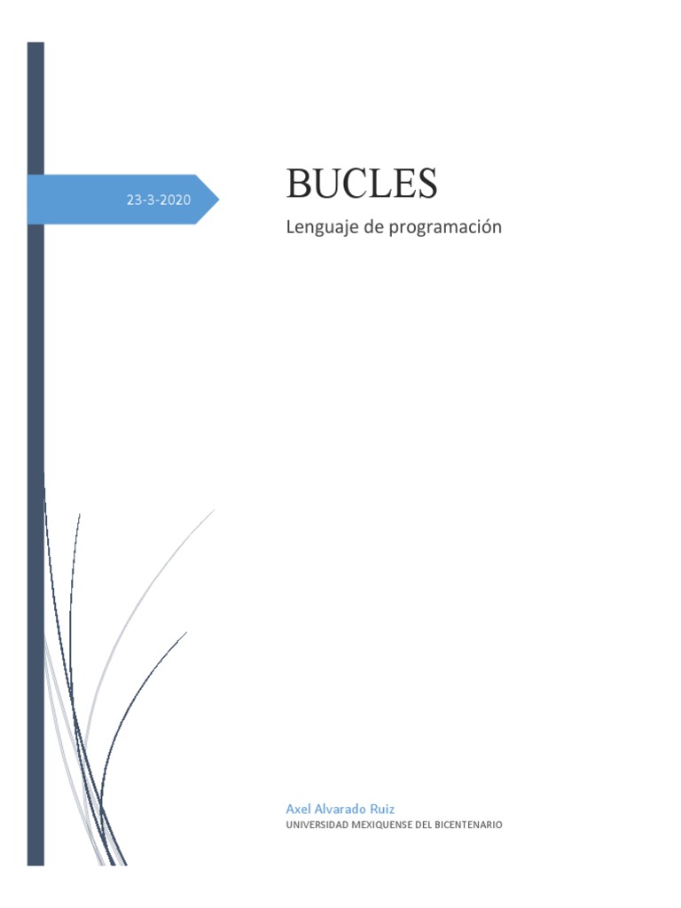 Conceptos básicos sobre bucles en lenguajes de programación | PDF | Lenguaje de programación ...