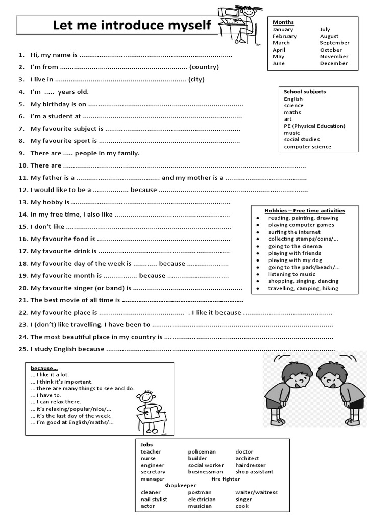 Let Me Introduce Myself | PDF