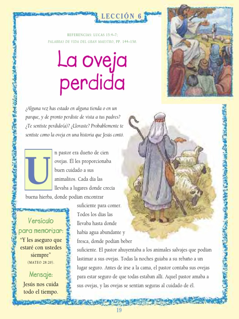 La Oveja Perdida | PDF | Oveja | Jesús