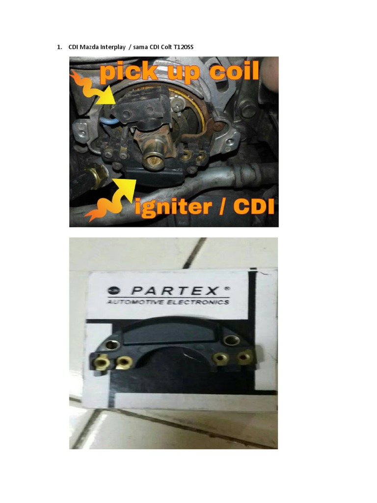 CDI Mazda Interplay | PDF