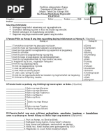 Laguhang Pagsusulit - Florante at Laura | PDF