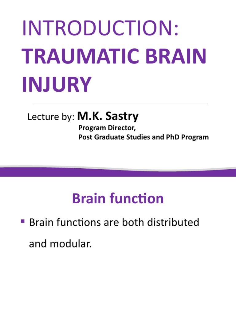 Introduction Traumatic Brain Injury | PDF | Traumatic Brain Injury ...