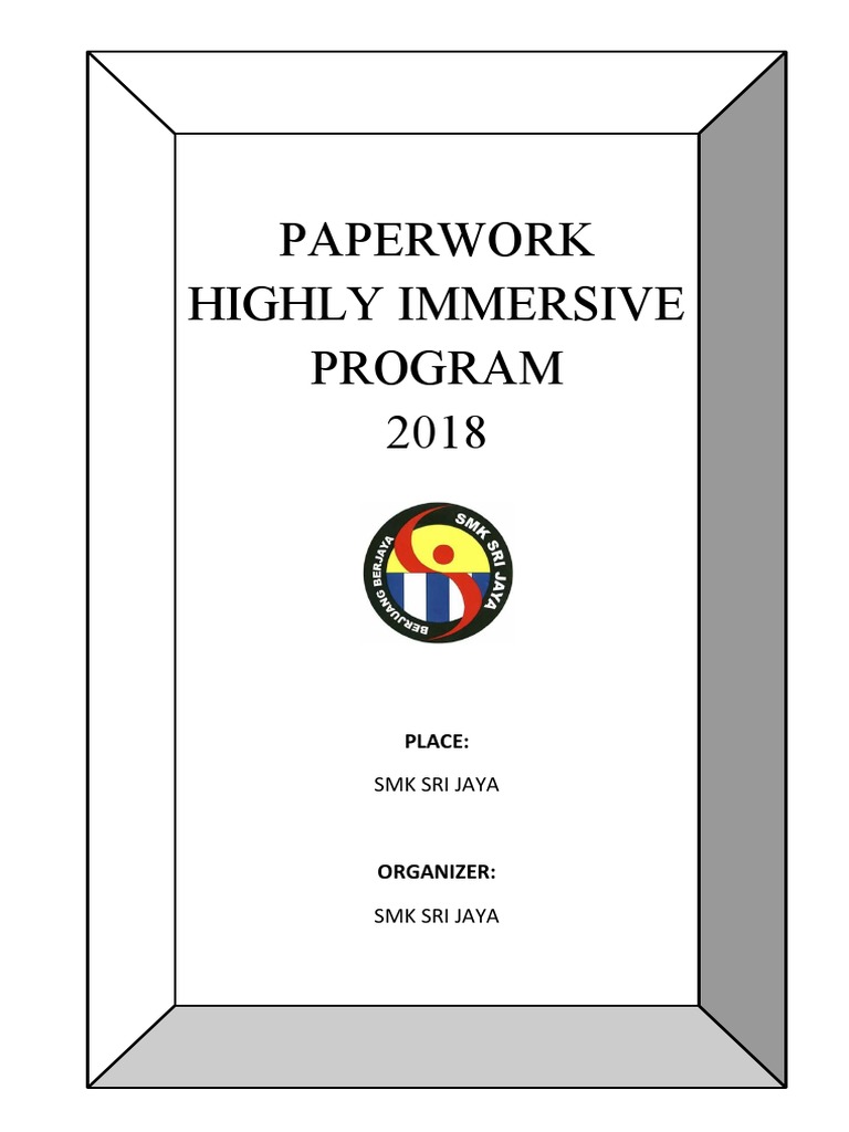 Paperwork Highly Immersive Program 2018: Place | PDF | English Language ...
