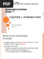 Operating Systems - Module 1 | PDF | Operating System | Process (Computing)