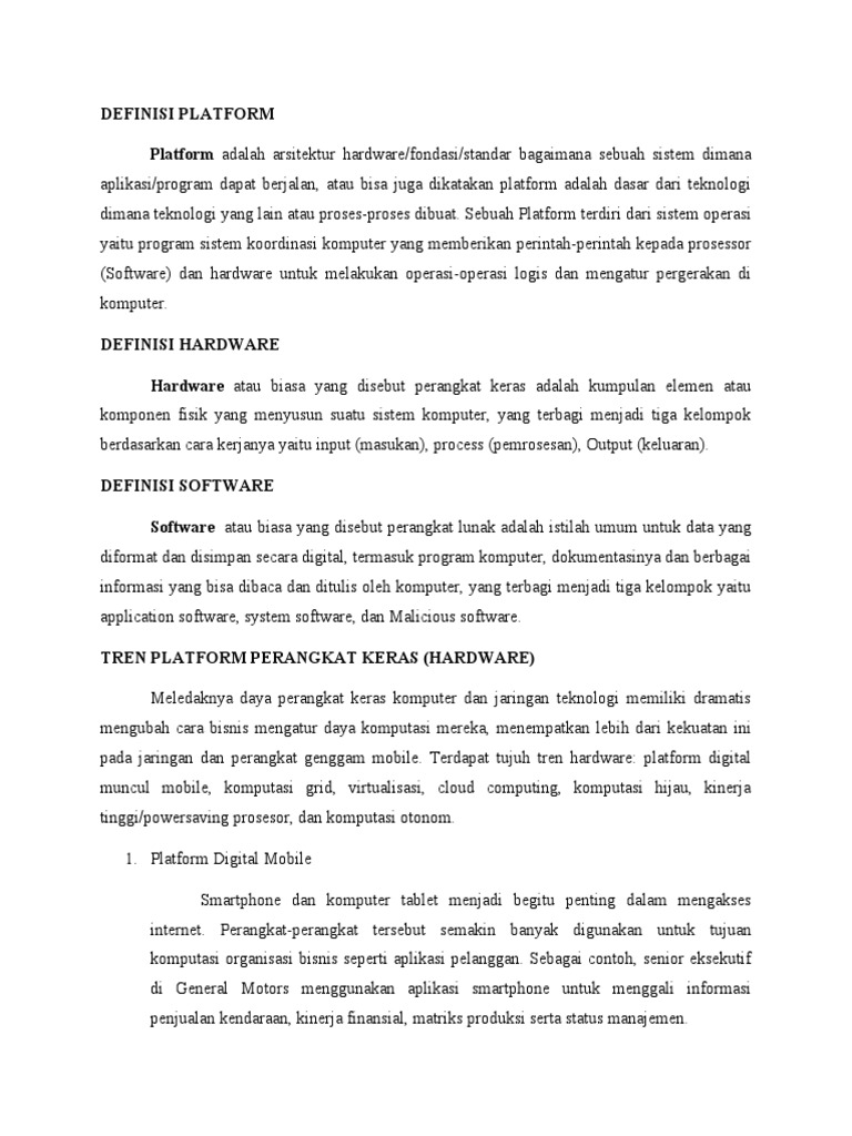 Tgskel - Trend Platform Terkini Untuk Hardware Dan Software - SIM | PDF | Seni | Teknologi ...