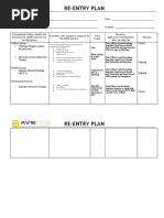 Re Entry Action Plan | PDF | Finance & Money Management | Wellness