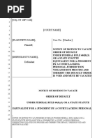 Common Law Writ of Error Coram Vobis | PDF | Coram Nobis | Plea