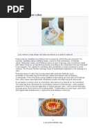 CAKE References | PDF | Cakes | Food And Drink Preparation