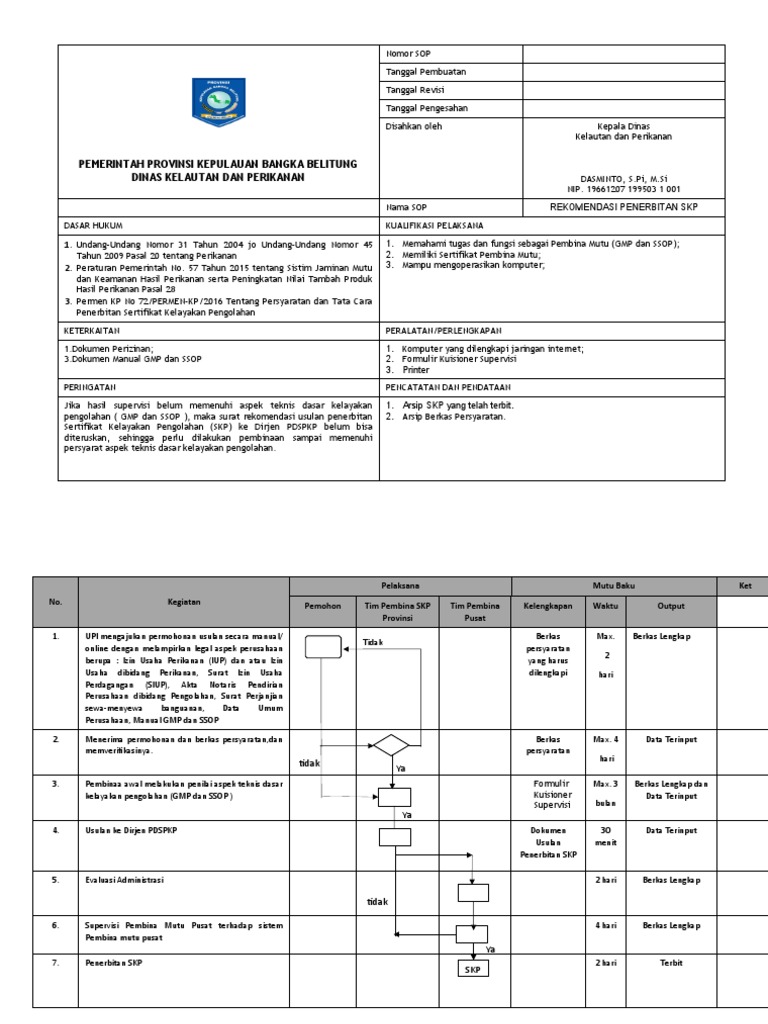 Sop Rekomendasi SKP Upi | PDF