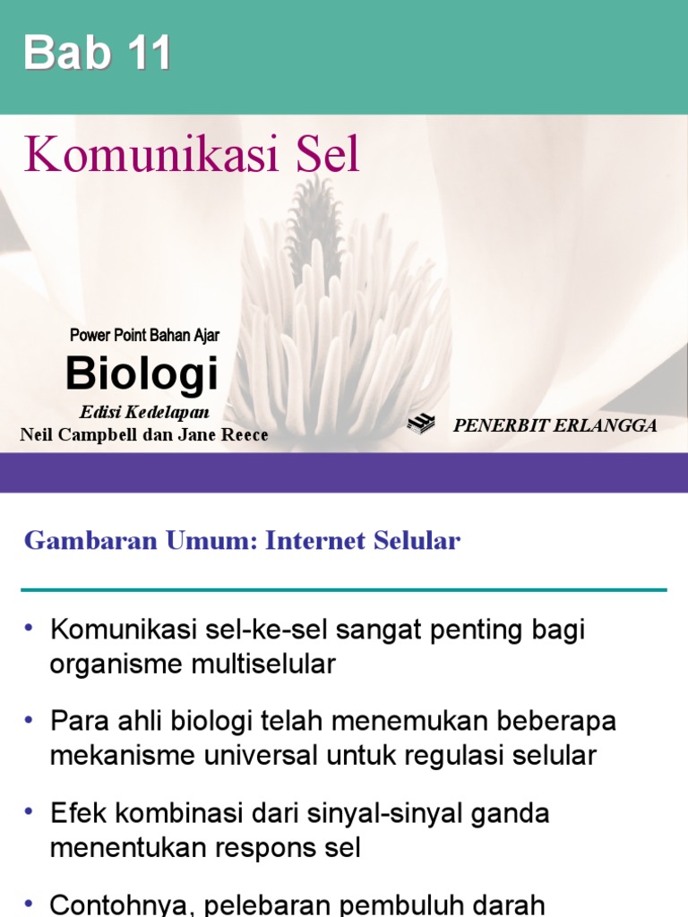 Komunikasi Sel dalam Biologi | PDF