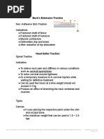 Buck's Extension Traction Overview | PDF
