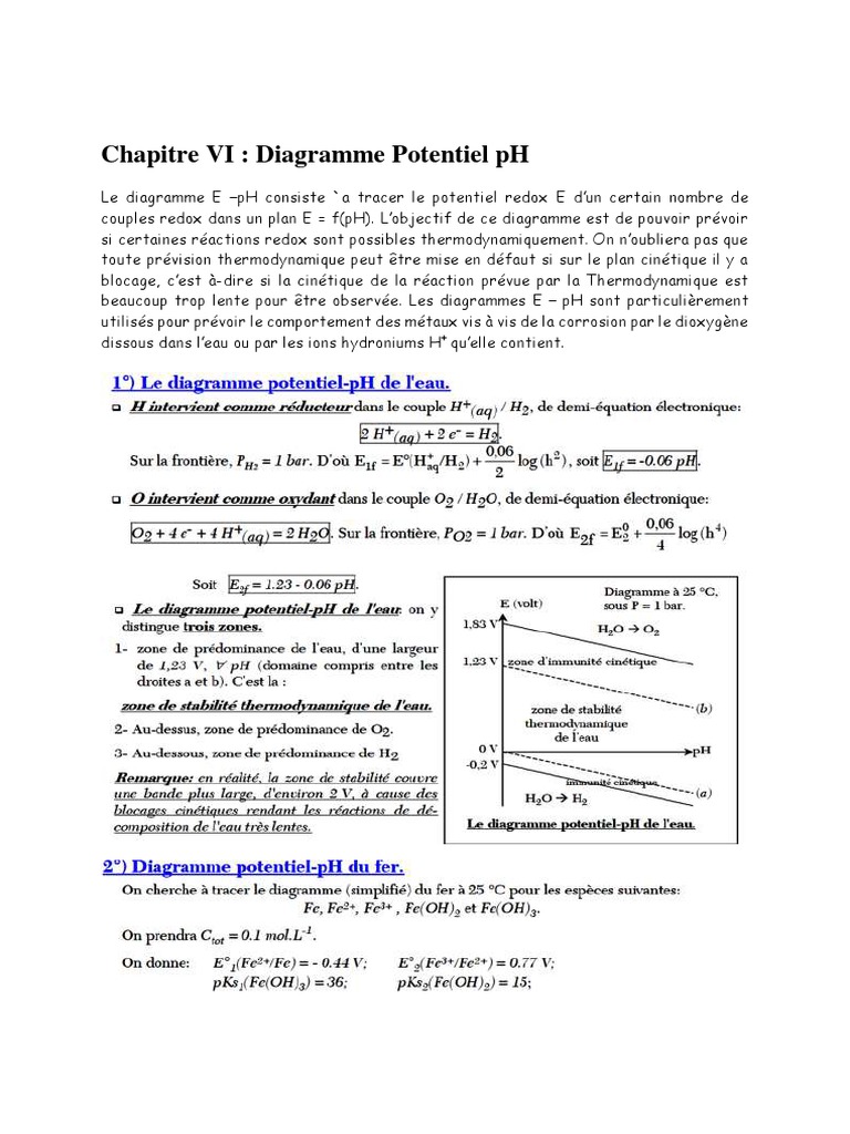 DIAGRAMME E - PH PDF | PDF | Sciences et mathématiques