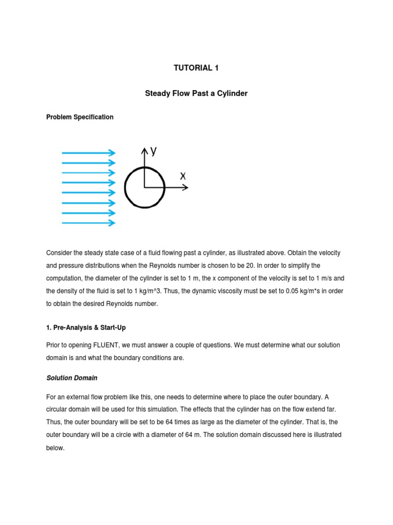 Tutorial 1: Problem Specification | Download Free PDF | Fluid Dynamics ...