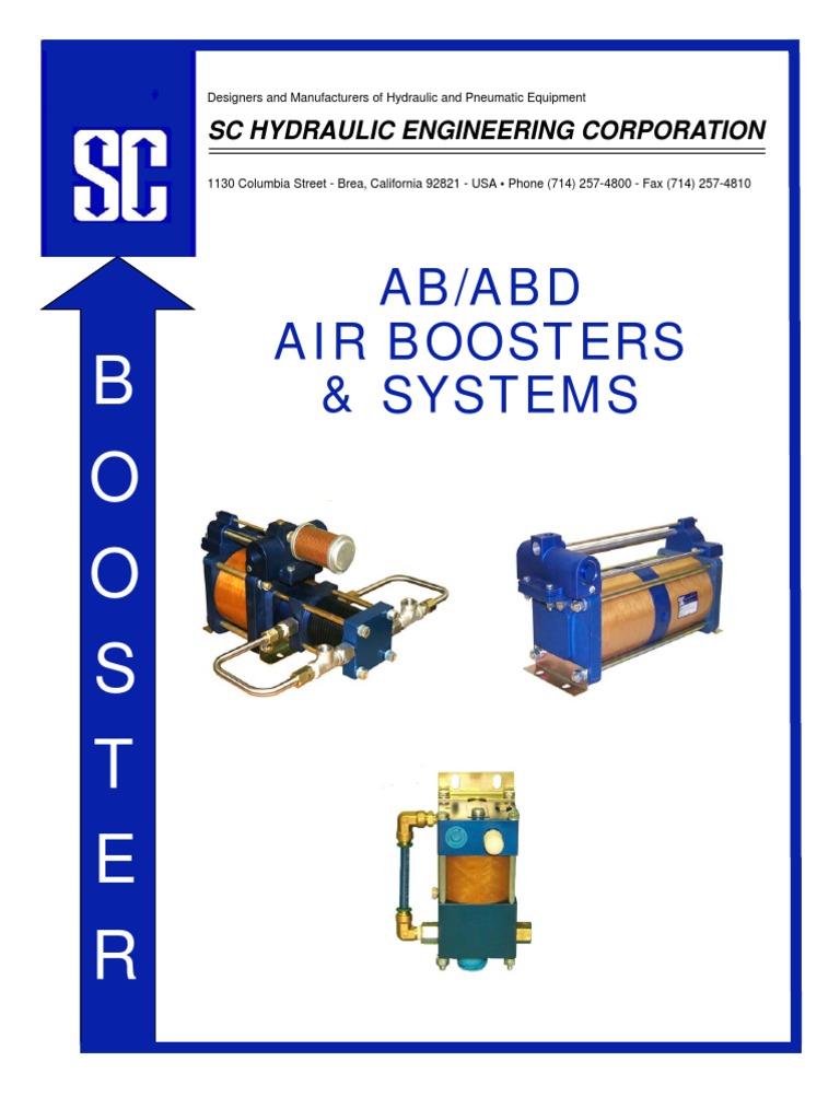 Ab/Abd Air Boosters & Systems: B O O S T E R | PDF | Actuator | Pressure