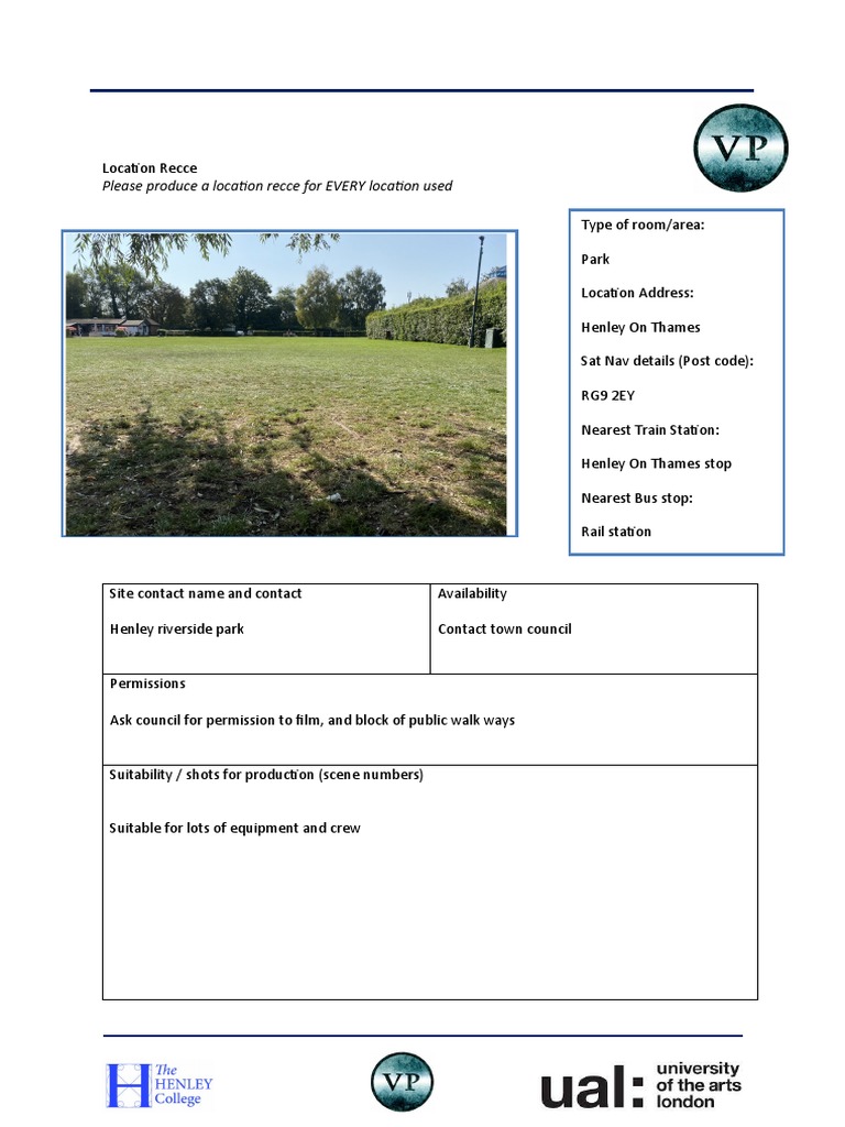 Location Recce 7 | PDF