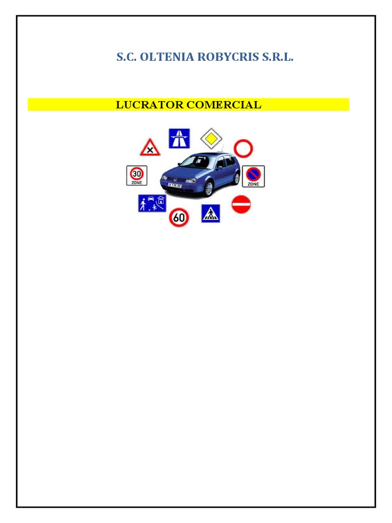 Lectia 3-Lucrator-Comercial | PDF