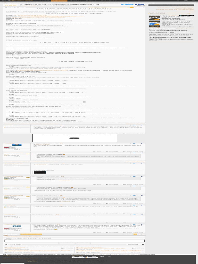 (Guide) (How To Port Roms) (Snapdragon) (Window - Android Development ...