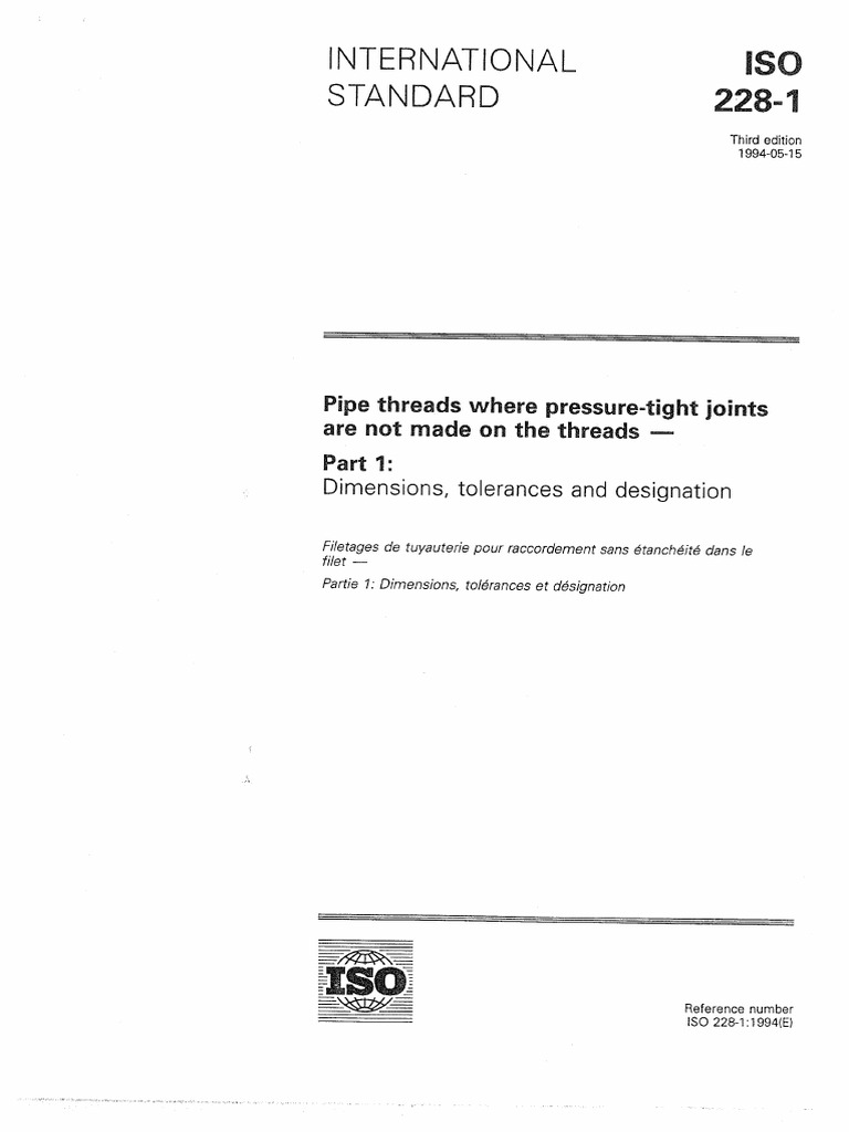 Iso 228 - 1 | PDF