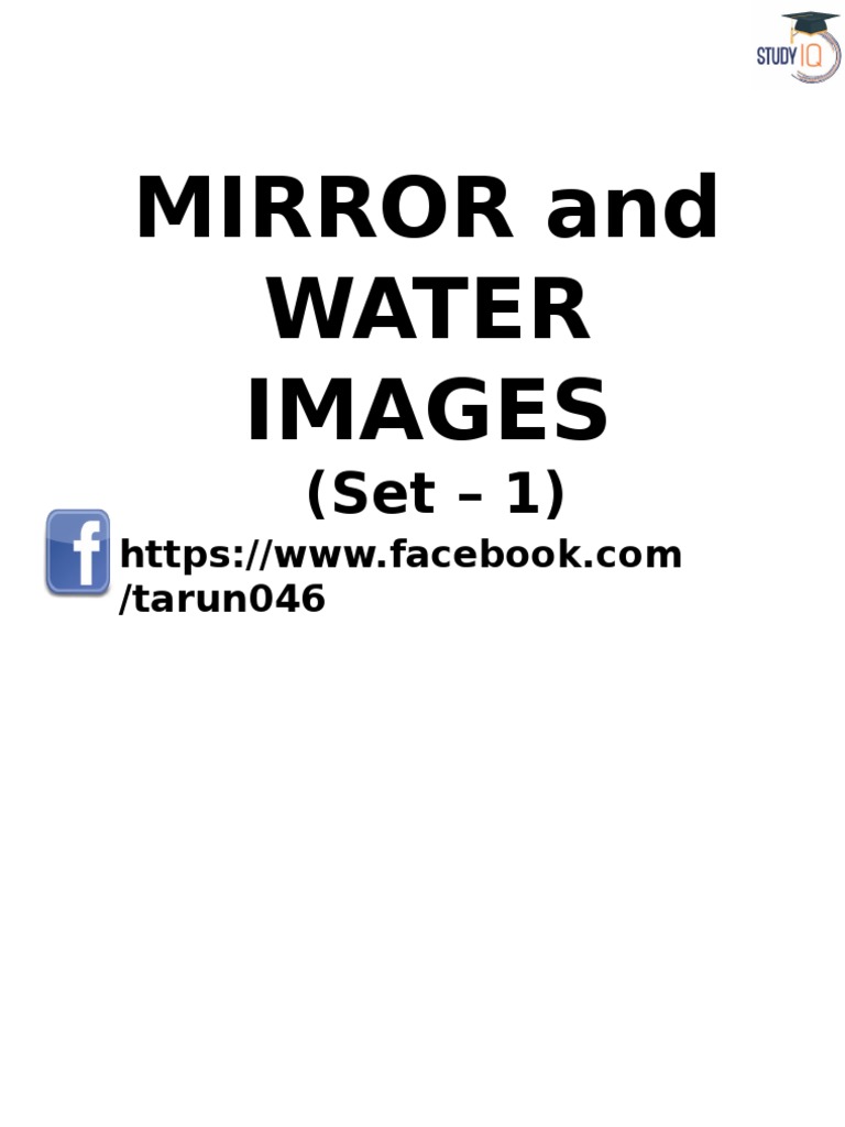 Mirror and Water Images Set 1 | PDF