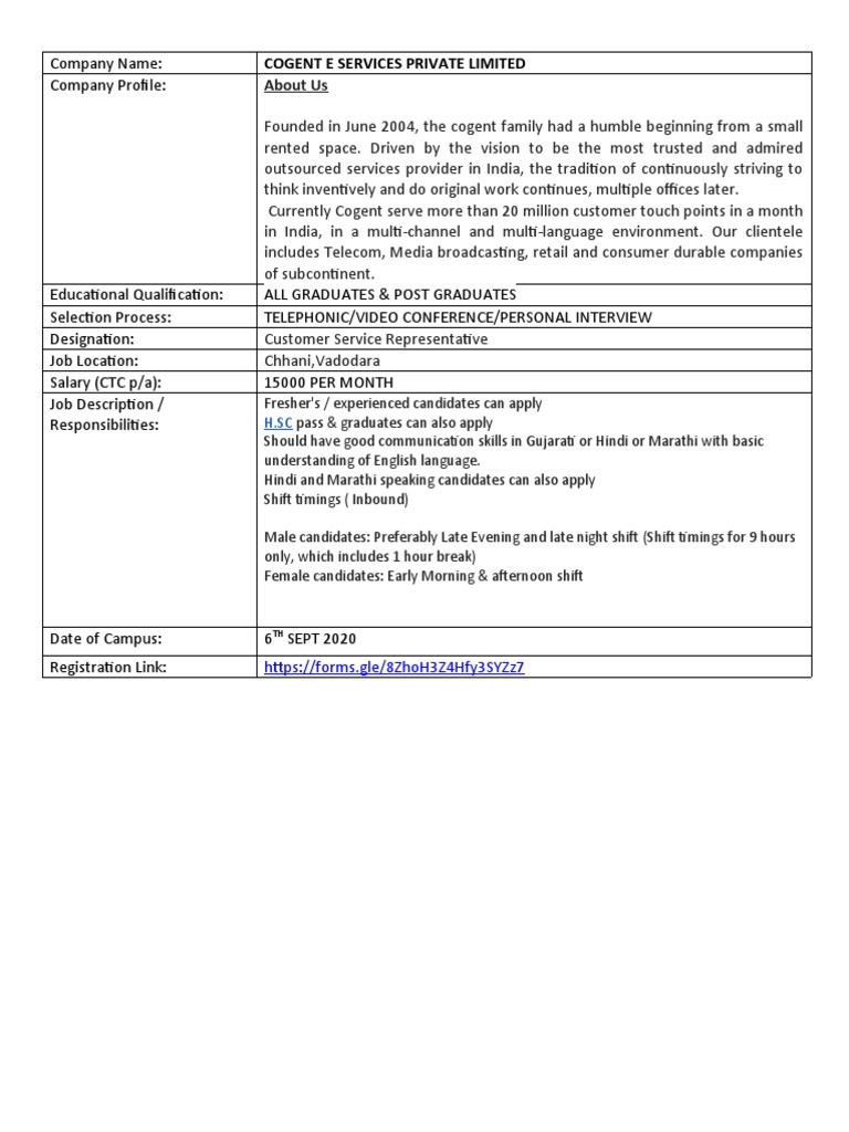 Cogent e Services Private Limited | PDF