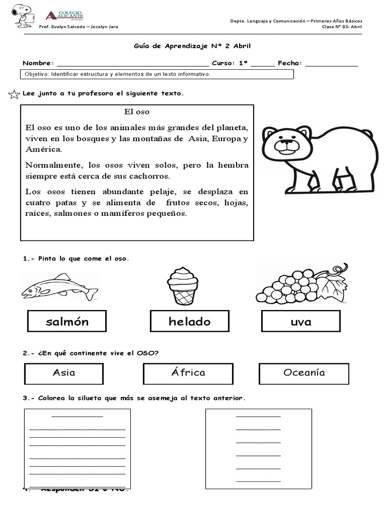 Clase #3 - Identificar Estructuras y Elementos de Un Texto Informativo ...
