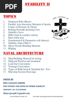 Chapter 10 - Curves of Statical Stability (GZ Curves) | PDF | Classical ...