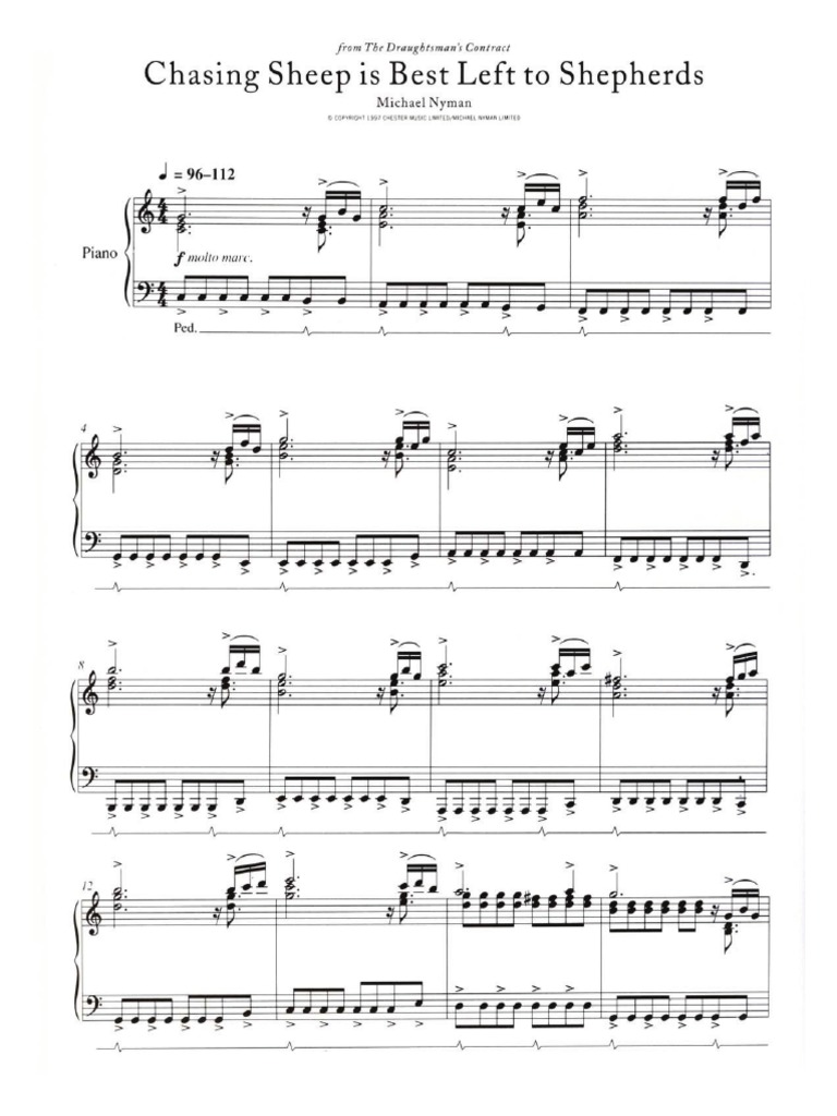 Michael Nyman-Chasing Sheep Is Best Left To Shepherds (From 'The ...