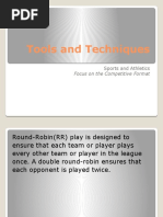 Round Robin Tournament Guide for 5 Teams | PDF | Sports | Gaming