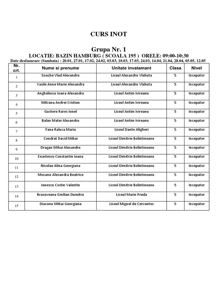 Curs Inot PDF | PDF | Romania | Writers