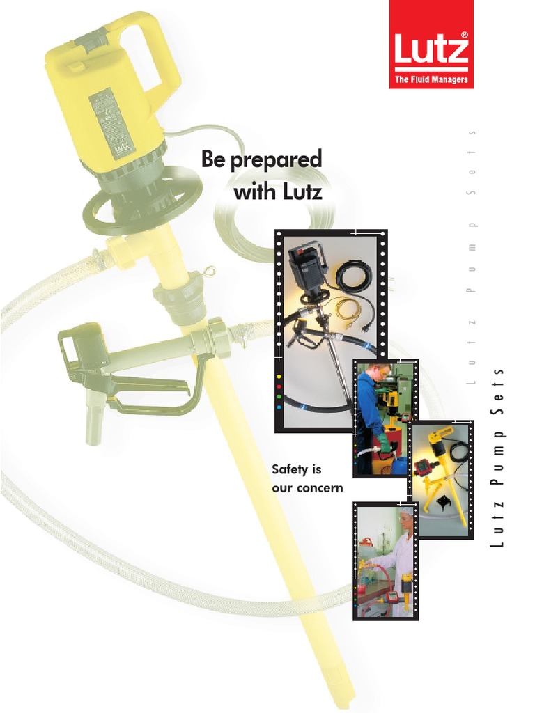 Be Prepared With Lutz: Safety Is Our Concern | PDF | Pump | Engines
