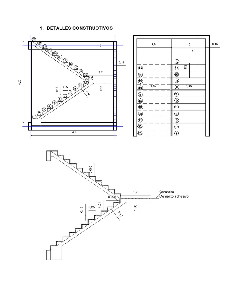 Item. 1 Revestimiento de Gradas | PDF | Materiales de construcción ...