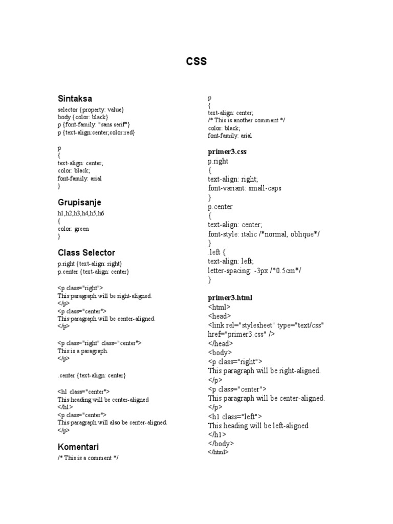 Css Vezbe | PDF | Typefaces | Typography